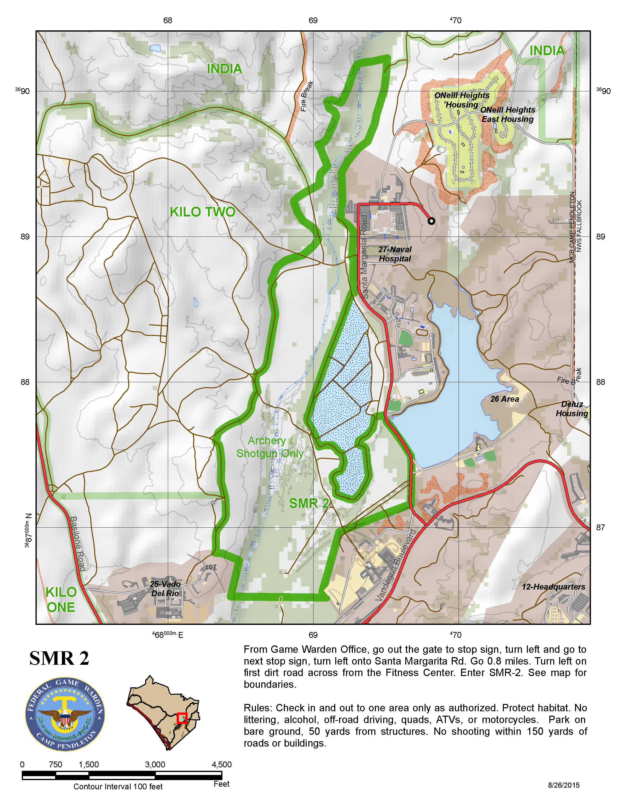 Maps - MCB Camp Pendleton - iSportsman